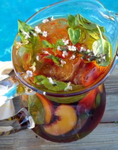 Healthy Skin Peach and Saffron Iced Tea Recipe • Ciao Florentina