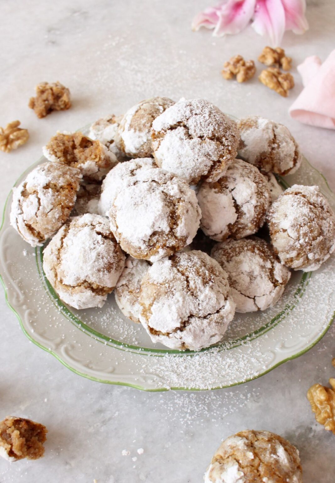 Walnut Cookies Recipe • Ciao Florentina